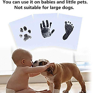Baby Footprint Kit Pet Paw Print Kit Handprint Ink Pads 2 Packs Medium Size