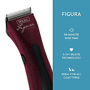 Wahl Professional Animal Figura Equine Horse Cordless Clipper Kit - Metallic Red