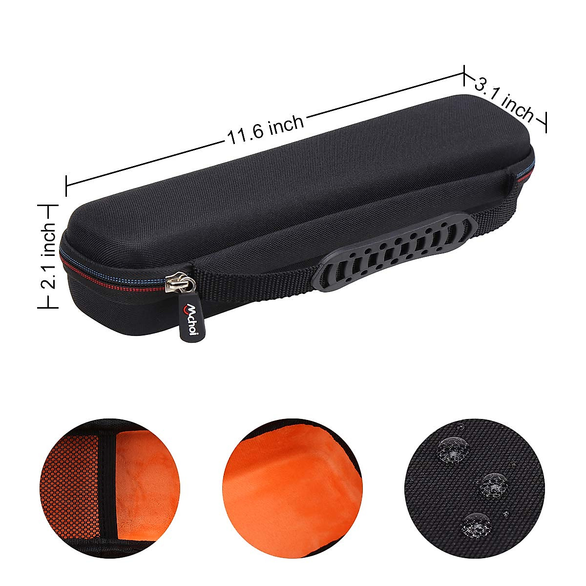 Mchoi Hard Portable Case Compatible with Epson Workforce ES-50/ES-55R/ES-60W/ES-65WR/DS-30/DS-70/DS-80W Wireless Portable Sheet-fed Document Scanner