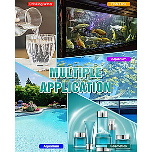 5 in 1 TDS Meter PH Tester, 0.01 High Accuracy Digital PH Meter for Water, PH/TDS/EC/Salt/Temp Tester, PPM Meter Water Tester for Drinking Water, Hydroponics, Plants, Aquarium and Pool