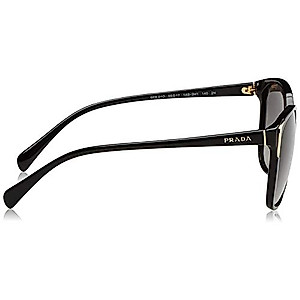 Prada PR01OS Sunglasses-Gray Gradient lens Black (1AB3M1)-55mm