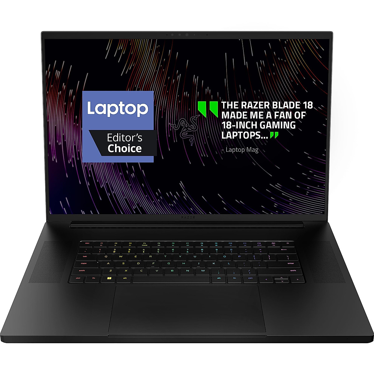 Razer Blade 18 Gaming -Laptop: NVIDIA GeForce RTX 4060 13th Gen Intel 24-Core i9 HX CPU 18" QHD+ 240Hz - 16GB -RAM 1TB SSD -CNC Aluminum Compact GaN -Charger Windows 11 Chroma RGB