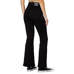 Levi's Women's 726 High Rise Flare Jeans, (New) Soft Black, 26 Regular