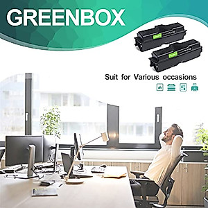GREENBOX Compatible Toner Cartridge Replacement for Kyocera TK1142 TK-1142 for MITA FS-1035MFP FS-1135MFP ECOSYS M2035DN M2535DN Laser Printer (2 Pack)