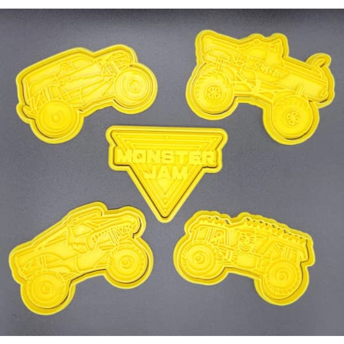 Monster Truck Jam Cookie Cutter & Stamp