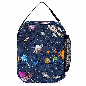 3PCS 17 Inch Space Backpack, Cartoon Galaxy Daypack Stylish Laptop Bag, Cool Shoulders Backpack with Adjustable Shoulder Strap(Space & Galaxy)