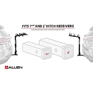 Allen Sports Deluxe 3-Bike Hitch Mount Rack, Model 532RR-R