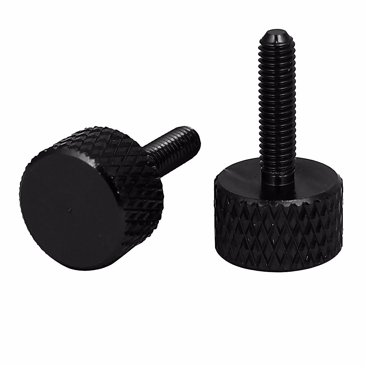 Aexit Computer PC Cleaning & Repair Graphics Card Knurled Head Thumb Screws Black Computer Screws M3x12mm 4pcs