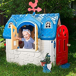 Trysea Garden Statue Gnome Figurine, Resin Gnome Figurine Carrying Magic Orb with Solar LED Light for Outdoor, Patio Lawn Yard Porch Garden Decor, Housewarming Festival Gift