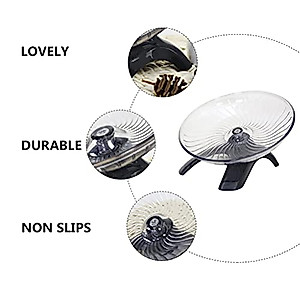 Balacoo Hamster Exercise Saucer Silent Running Wheel Spinner Toy Roller Round Silent Cage Gerbil Wheel Toy for Hamsters Hedgehogs Small Pets Exercise