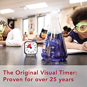 TIME TIMER Plus 60 Minute Visual Timer + Time Timer 3 inch Kids Desk Countdown Clock