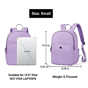 CLUCI Small Backpack for Women Mini Fashion Canvas Designer Backpack Purse Travel Lady Casual Daypack