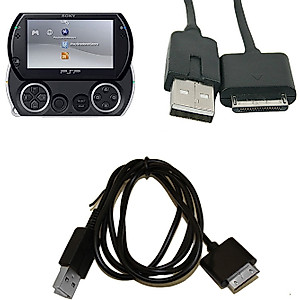 New Black 2-in-1 USB 2.0 Data Sync Transfer and Power Charger Cable for Sony PSP GO