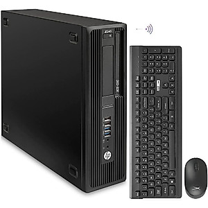 HP Z240 SFF Computer Desktop PC, Intel Core i5-7500 3.40GHz Processor, 16GB DDR4 Ram, 1TB SSD, WiFi | Bluetooth, Wireless Keyboard & Mouse, HDMI, Windows 10 Pro (Renewed)