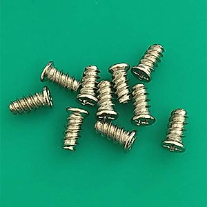 Davitu Electrical Equipments Supplies - 100pcs Desktop Computer Screws Fan Screw M5*10 Computer Fan Screws Connector