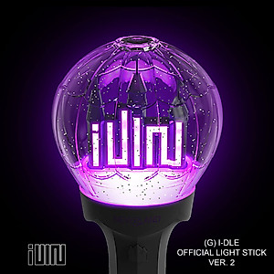 (G) I-DLE Official Lightstick Ver.2 + Seller's Photocards Set – Exclusive K-Pop Merchandise