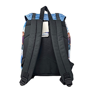 Limited KBNL Frozen 2 Allover Pattern Preppy Vintage Style 16" School Backpack