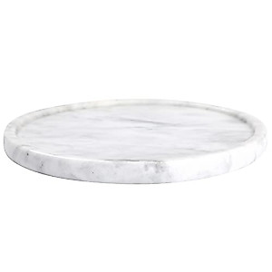Marble Stone Decorative Tray for Counter Dresser, Nightstand or Desk for kicthen 7.8in