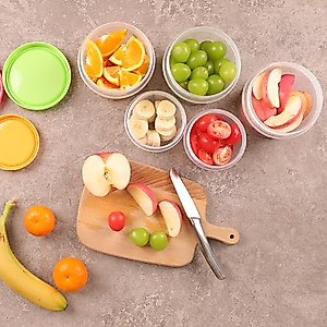 NAICHA Soup Containers with Lids 16 Oz 10 Pack green Soup Storage Containers with Screw Lid Reusable BPA Free Deli Food Storage Containers with Leak Proof for Microwave, Dishwasher, Freezer Safe