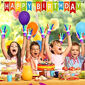 TOPTOY LED Gloves, Light Up Gloves for Kids Birthday Easter Gift Cool Fun Toys for 3-12 Year Old Boys Girls