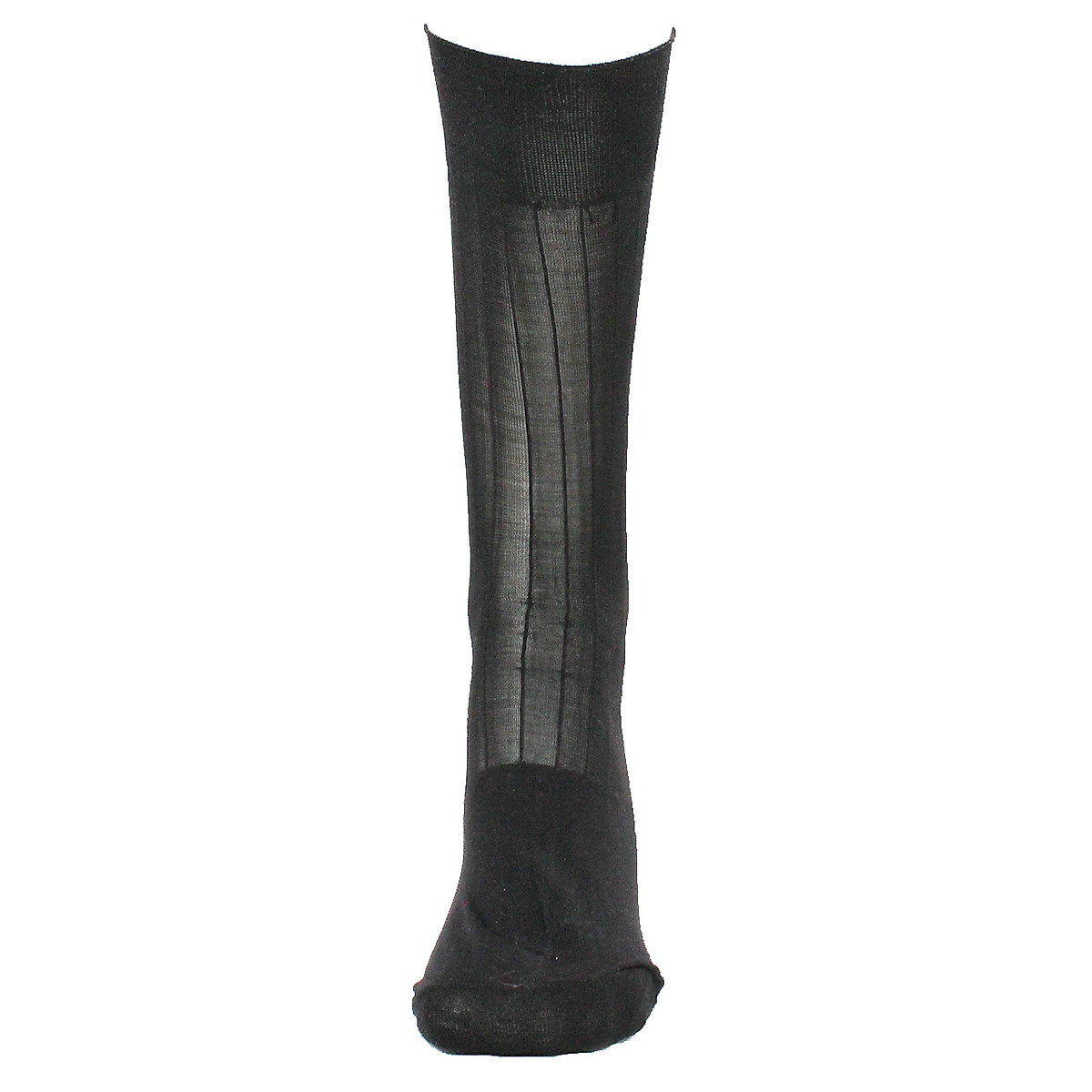 Mona's Choice 3-Pack Mens Silk Dress Socks/Mens Sheer Dress Socks/Mens Nylon Dress Socks (Black)