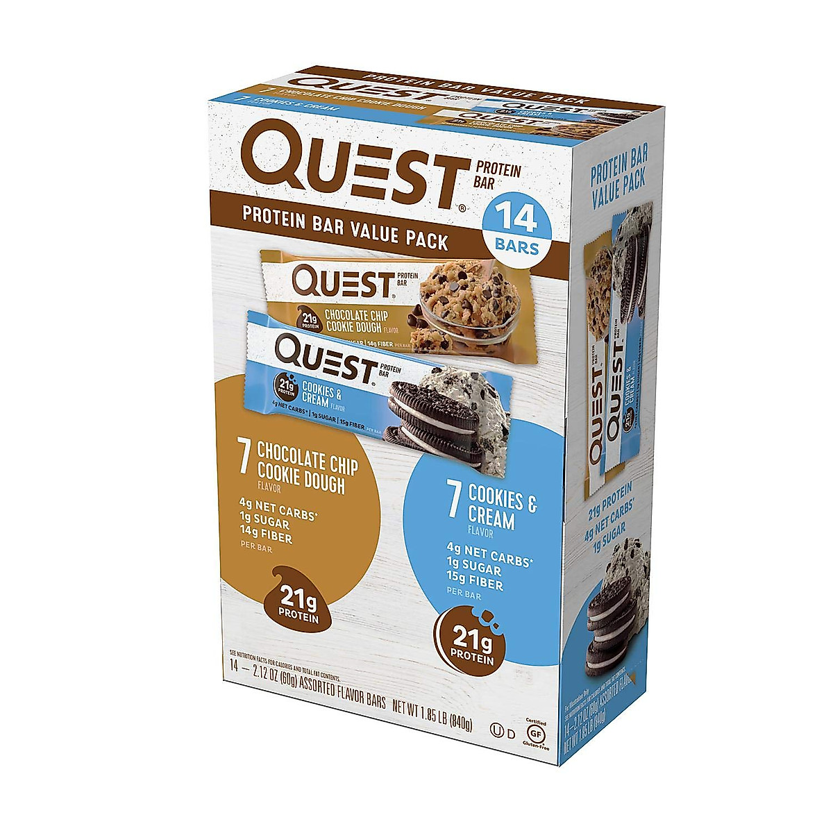 Quest Protein Bar, Variety Pack 14 ct.