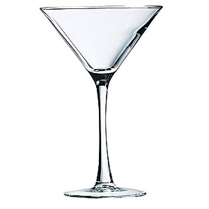 Luminarc Cachet 10 Ounce Martini 4-Piece Set, 4 Count (Pack of 1), Clear
