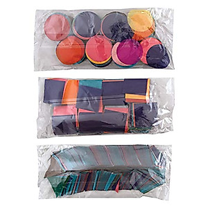 Spectra Bleeding Tissue Shapes Assortment, 25 Assorted Colors, Assorted Sizes & Shapes, 1.1 Lbs.