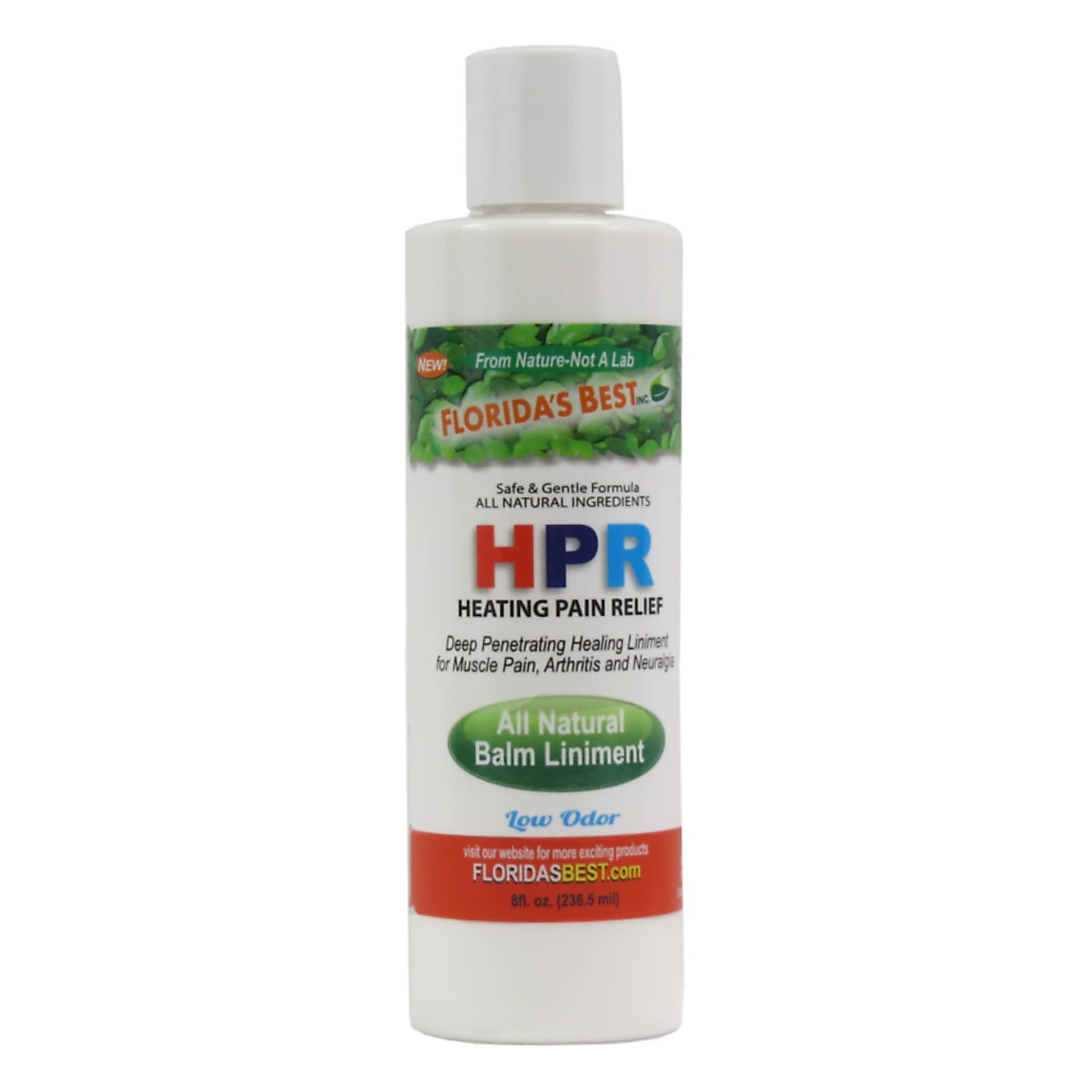 Florida's Best Inc. HPR Heating Pain Relief | Pain Relief for Nerve Pain, Neuropathy, Arthritis, Muscles | Long-Lasting Extra Strength | Capsaicin, Wintergreen, Copaiba | American Made (8 Fl Oz)
