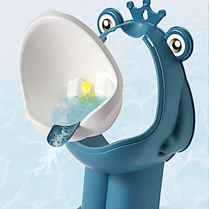 Hallo Potty Training Urinal Boy Urinal Kids Toddler Pee Trainer Bathroom Funny Baby Training Potties（DEEP Blue）