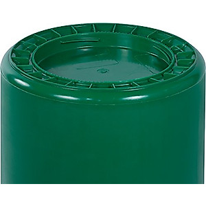 CFS 34102009 Bronco Round Waste Container Only, 20 Gallon, Green