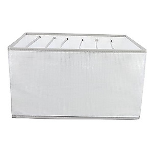 DOITOOL 1pc Jeans Storage Box Clothing Storage Bins Vanity Storage Drawers Storage Dividers Sock Storage Box Cloth Storage Bins Underwear Drawer Organizer Cloth Storage Box Foldable Box