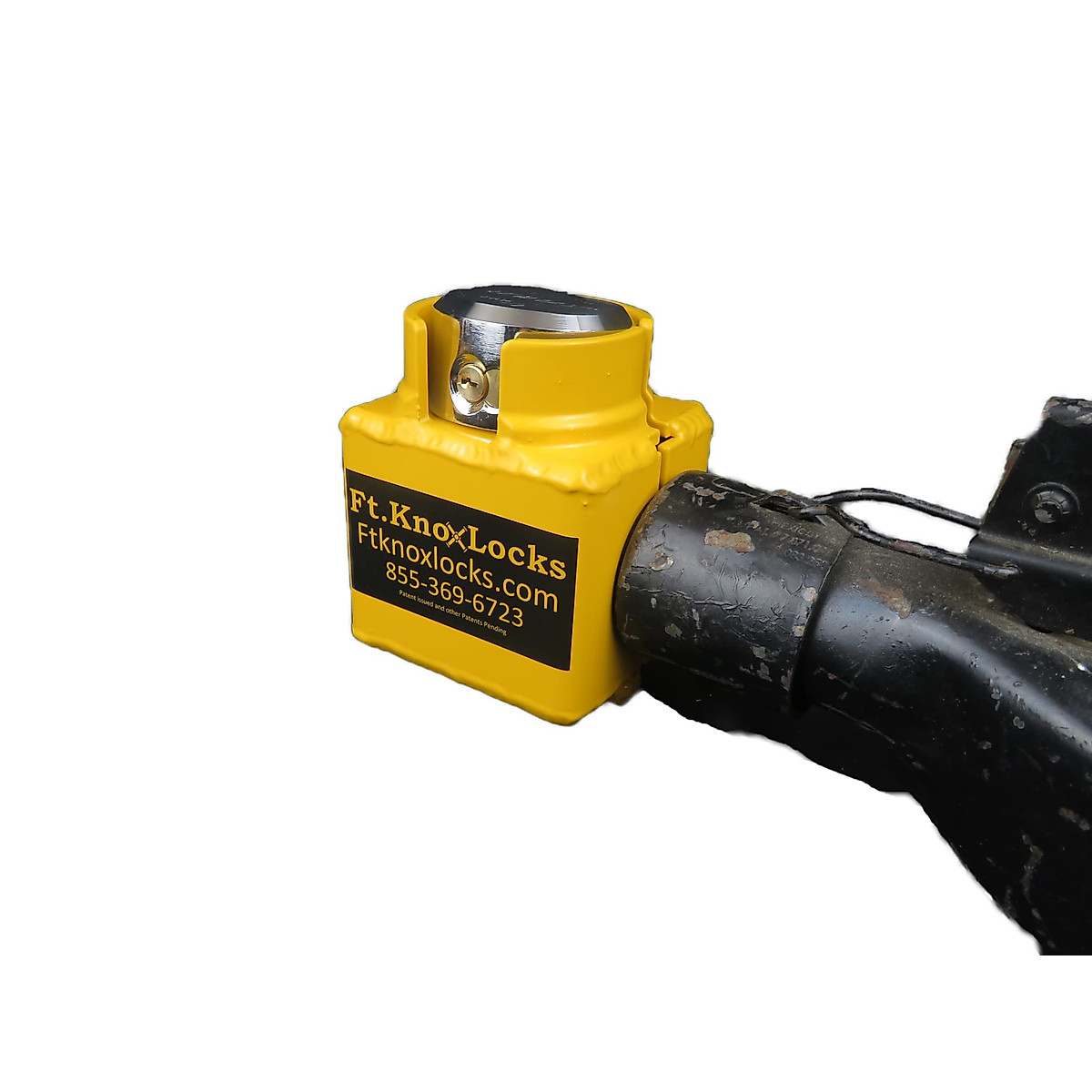 Bulldog Sliding Collar Coupler/Hitch Trailer Lock Includes Trimax Puck Lock