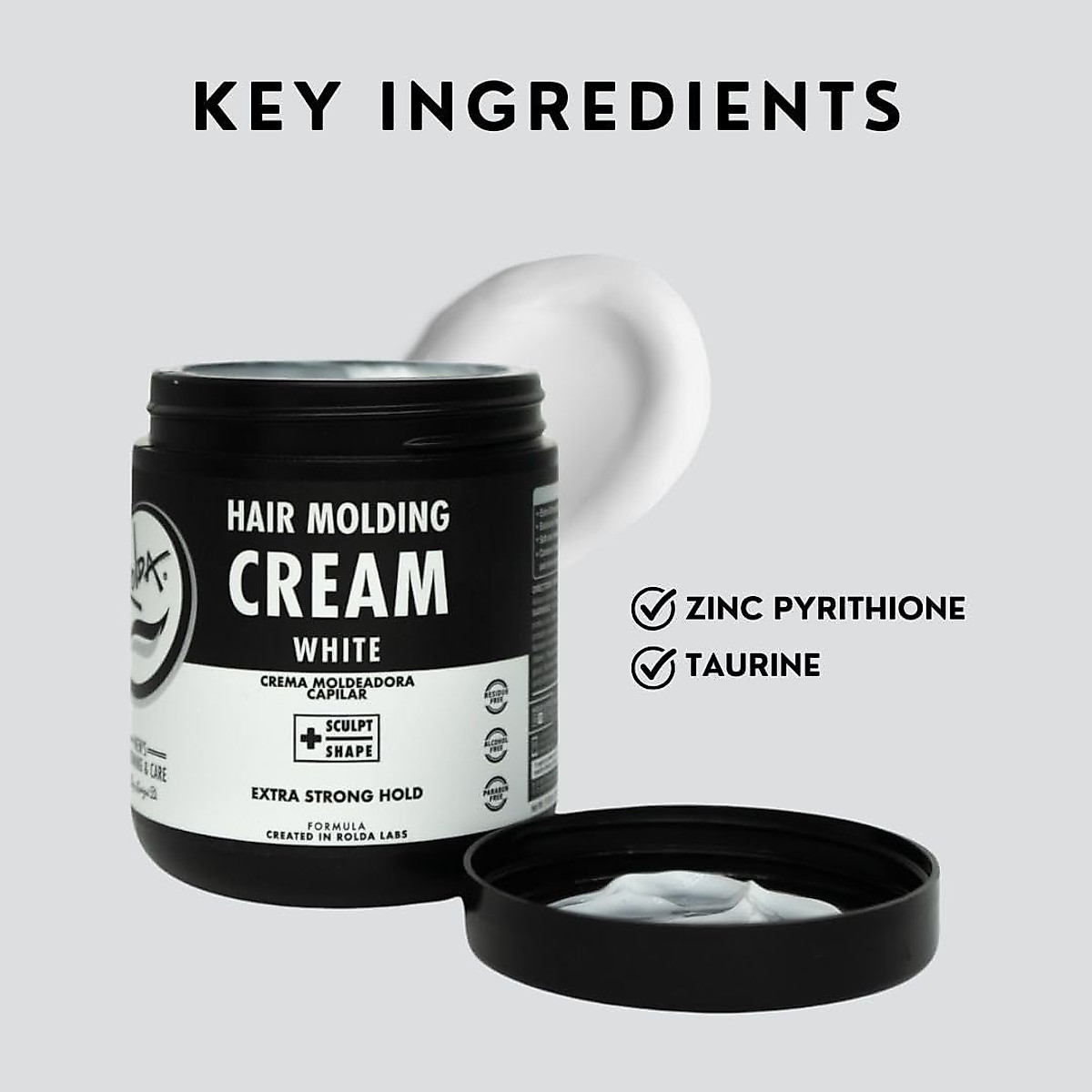 Rolda White Molding Cream Anti Dandruff 17.6oz