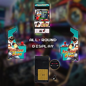 Mini Arcade Game, 156 Classic Handheld Games, Portable for Kids & Adults, 2.8" Eye-Protected Colorful Screen & Rechargeable Battery, TV Output (Type E)