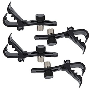 4PCS Drum Microphone Clip Microphone Securing Clips Mount Holder Shockproof Musical Instrument Supplies