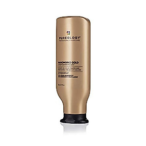 Pureology Nanoworks Gold Conditioner | For Very Dry, Color-Treated Hair | Restores & Strengthens Hair | Sulfate-Free | Vegan | Updated Packaging | 9 Fl. Oz. |