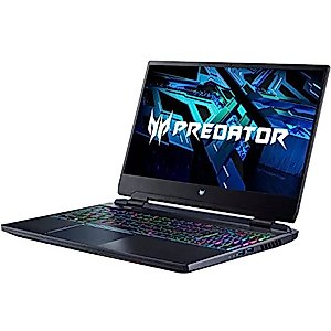 Acer Predator Helios Gaming Laptop 2023 Newest, 15.6" FHD 165Hz Display, Intel Core i7-12700H, 16GB DDR5 RAM, 512GB SSD, NVIDIA GeForce RTX 3060 Graphics, Bluetooth, Wifi6, Windows 11 Home, Black