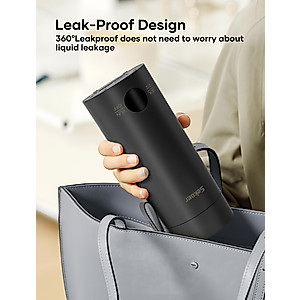 Sekaer Small Travel Portable Electric Kettle, Mini Tea Kettle Hot Water Boiler, 0.5L & 500Watts, with 4 Variable Presets and 304 Stainless Steel, SKE-850B