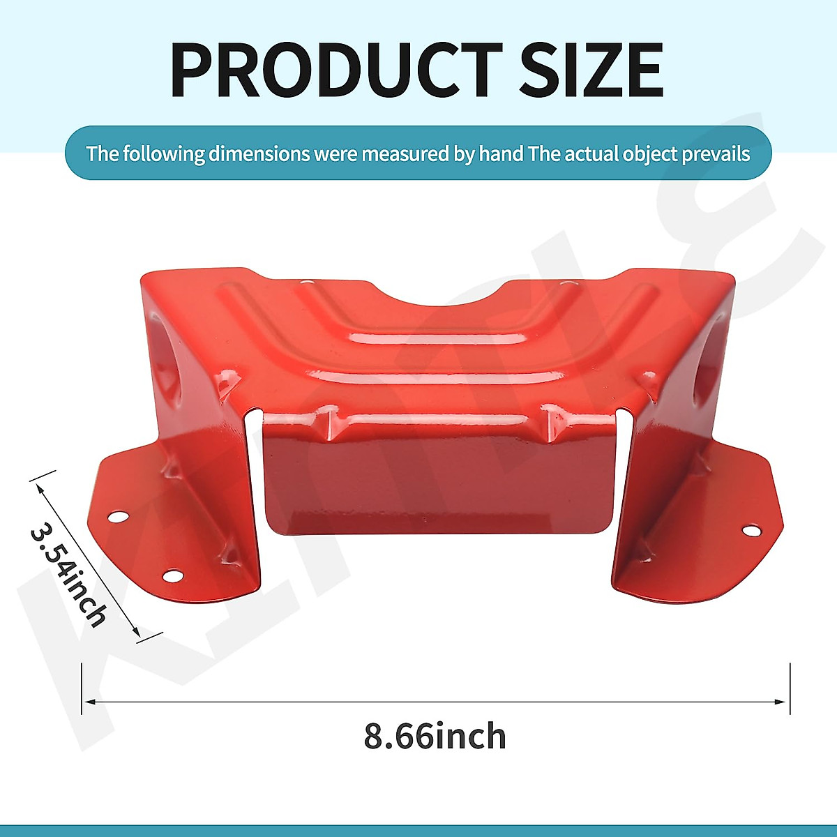 KINTLE 2 Set 783-06424A-0638 Deck Spindle Pulley Belt Guard Cover Compatible with MTD, Troy-Bilt, Craftsman Riding Lawn Mowers & Tractors with 42" and 46" Decks (Red)