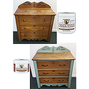 Howard Products Chalk-Tique Dark Paste Wax – Dark Wax Polish – Distress and Enhance your Home Décor Chalk Paint Project - 6 oz