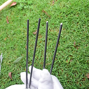 MySit 6" Garden Staples Landscape Stakes Ground Pins 100 Pack, Lawn Staples Weed Fabric Staple, Heavy Duty 11-Gauge(3.0mm) Steel Sod Anchor Securing Pegs for Securing Fabric