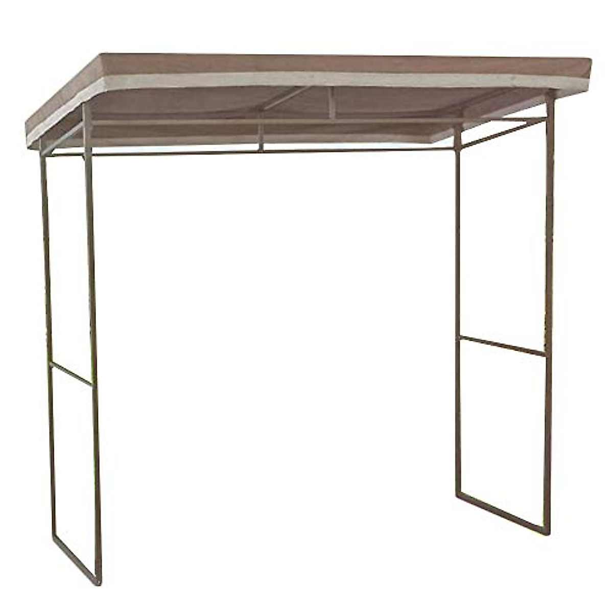 Garden Winds Flat Roof Grill Gazebo Replacement Canopy Top Cover - RipLock 350