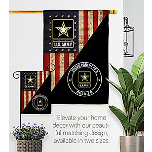 US Army Proud Parent of A Soldier Flag Armed Forces Wall Tapestry Lawn Decoration MILITARY Home Decor House Garden Yard Banner United State American Veteran Gifts Made in USA