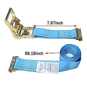 ANLU LOAD Wheel Chock Tie Down Kit,Wheel Tie Down Straps,E Track Tie Down System for ATV,Utv,Construction Equipment&Small Tractors.