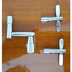 YMC DK10 Steel Construction Standard Drum Keys with a Continuous Motion Speed Drum Key- Pack of 3