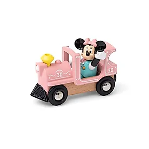 Brio Minnie Mouse & Engine - Vibrant Toy Train Set | Creative Play for Toddlers | Compatible with All Brio Railway Toys | Develops Learning Skills | Safe and Tested
