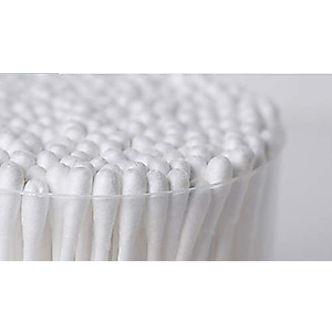 100% Pure Cotton Swabs - 100 Count (w/Container)