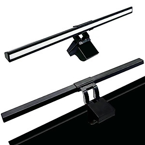 Monitor Light Bar, Monitor Lights USB Powered LED Computer Light, 3 Switchable Light Modes, Dimmable Monitor Lamp, Computer Monitor Light for Desk/Office/Home, Black