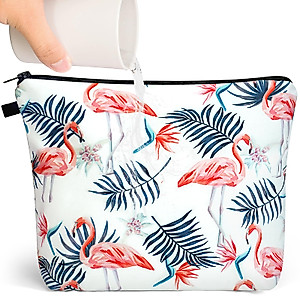 Cosmetic Bag Water-resistant Makeup Bags Roomy Toiletry Pouch Travel Cosmetic Organizer Gifts for Women and Girls